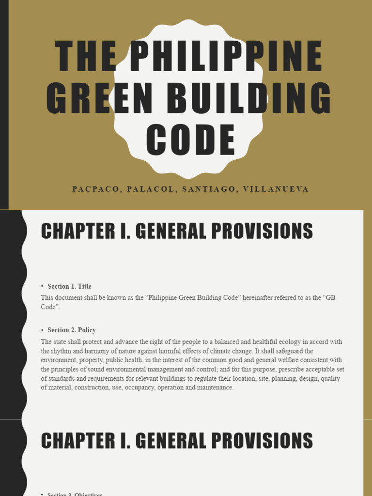 The Philippine Green Bldg. Code | PDF | Building Insulation | Green Building