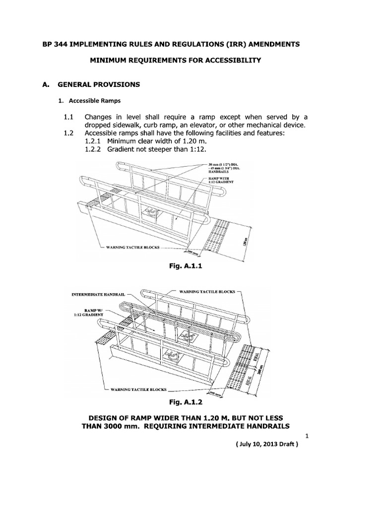 BP 344 (Revised - Accessibility Law) | PDF