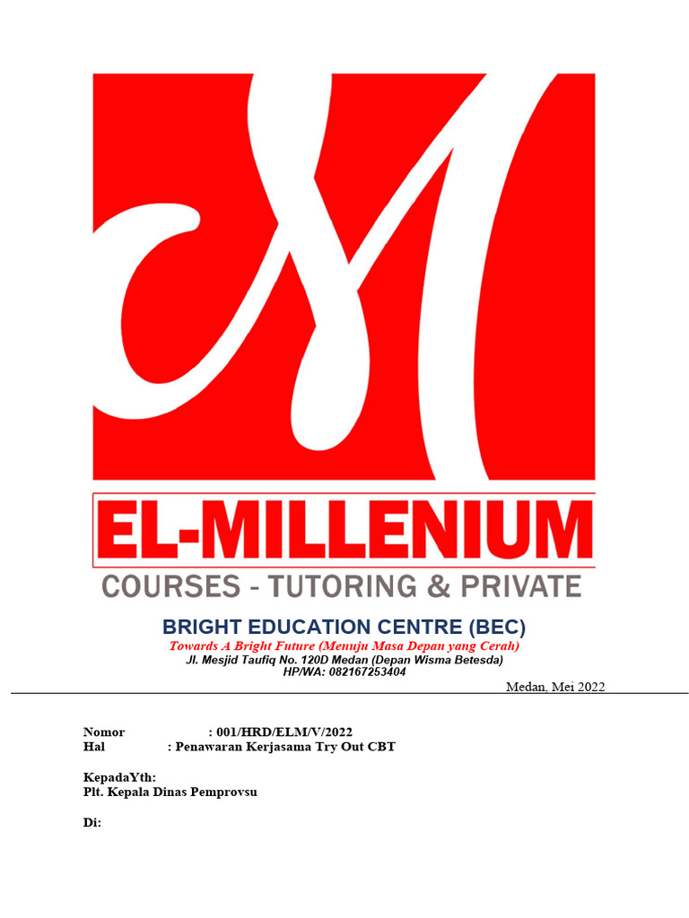 PROPOSAL CBT Fix | PDF