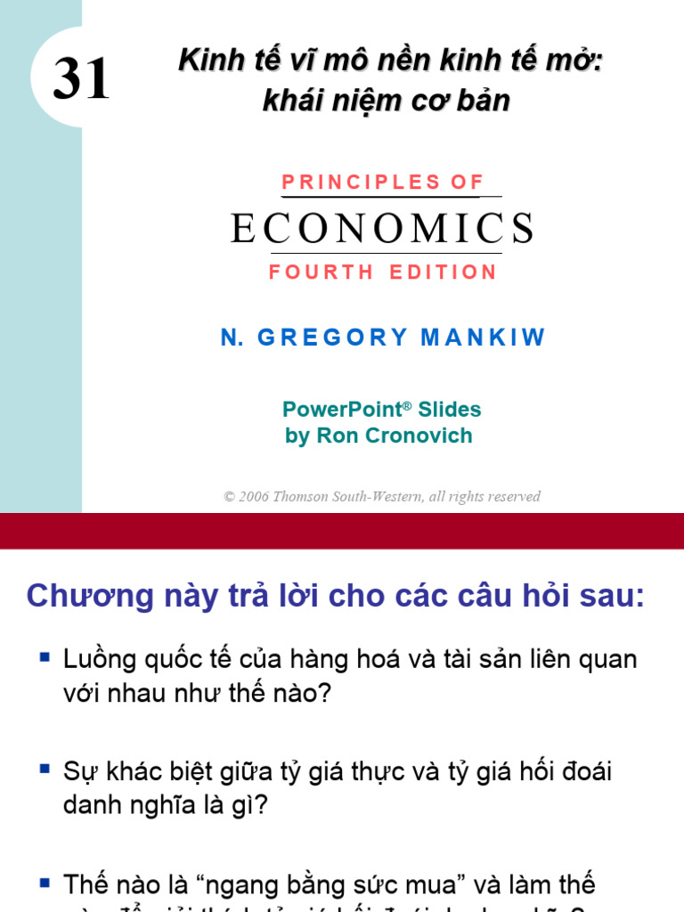 ch18-Kinh tế mở | PDF