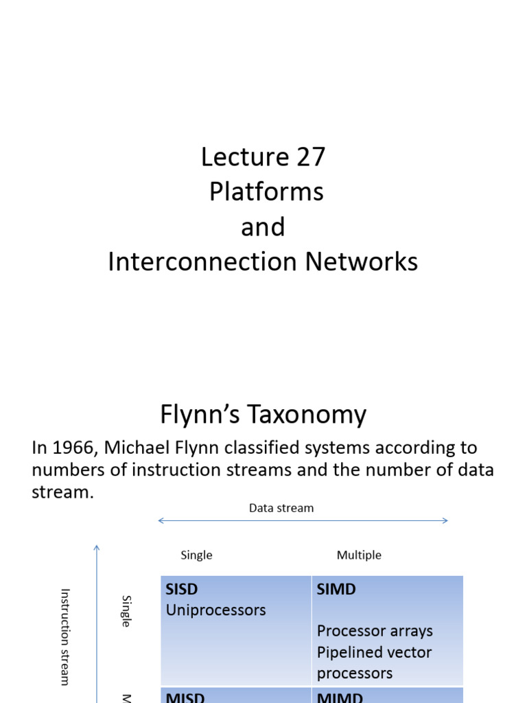 Lecture-27 Interconnection Networks+chapter-5 Slides-Version-2 | PDF | Computer Network ...