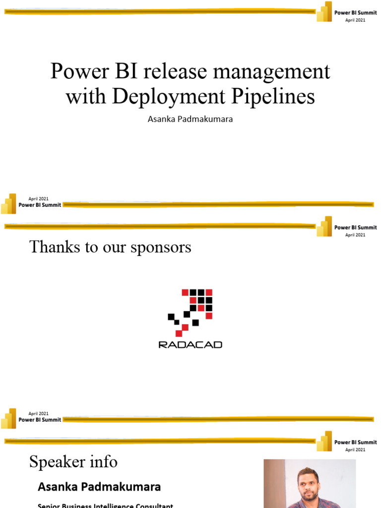Power BI Deployment Pipelines Guide | PDF | Information Technology ...