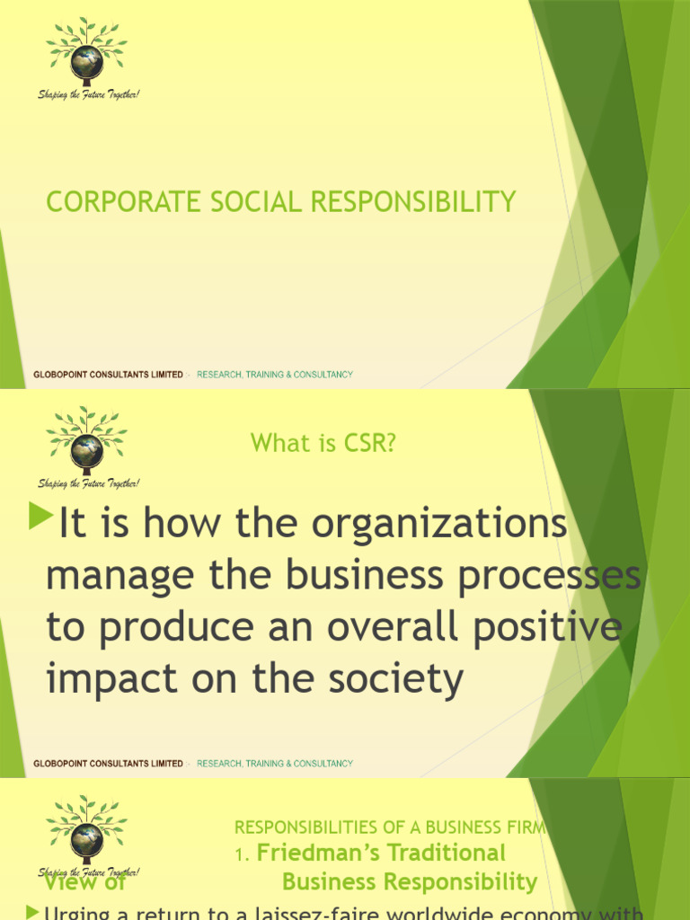 Corporate Social Responsibility | PDF | Corporate Social Responsibility | Economies