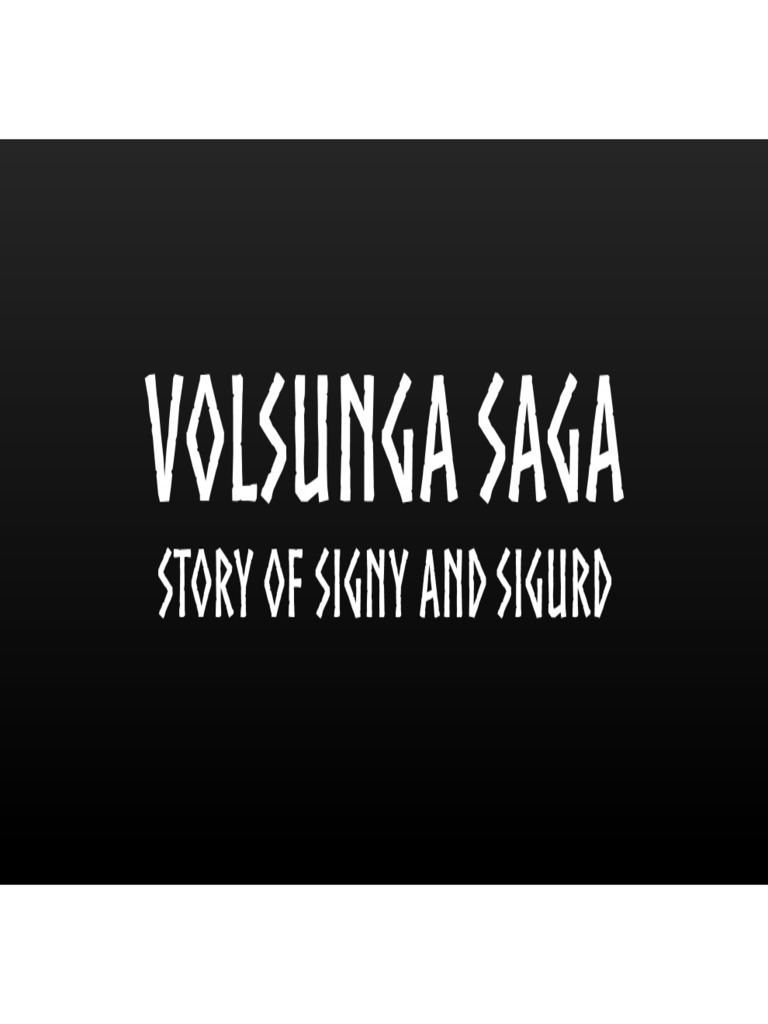 Volsunga Saga Signy and Sigurd | PDF | Old Norse Literature | Norse ...