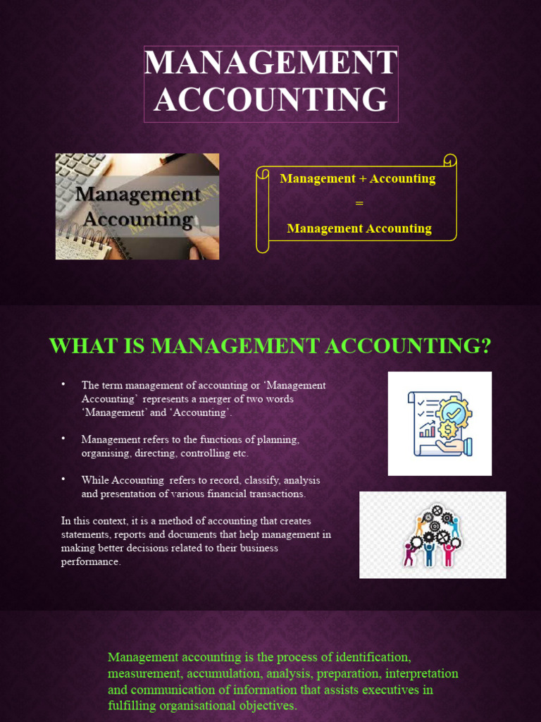 Understanding Management Accounting Basics | PDF | Accounting ...