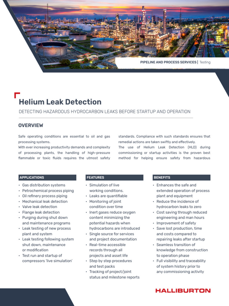 Helium Leak Detection | PDF | Leak | Helium