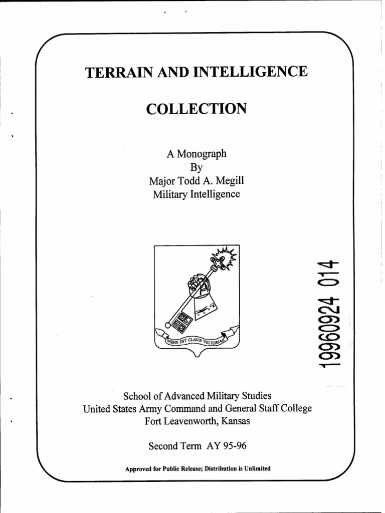 Terrain and Intelligence Collection | PDF | Military Intelligence ...