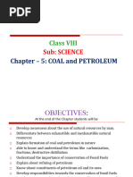 Coal and Petroleum Class 8 Ncert | PDF | Fuels | Petroleum