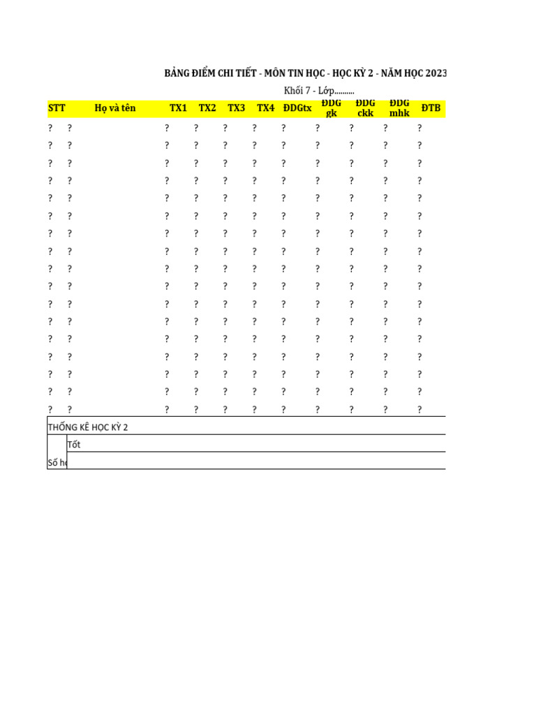 Grade Sheet Exact Template | PDF