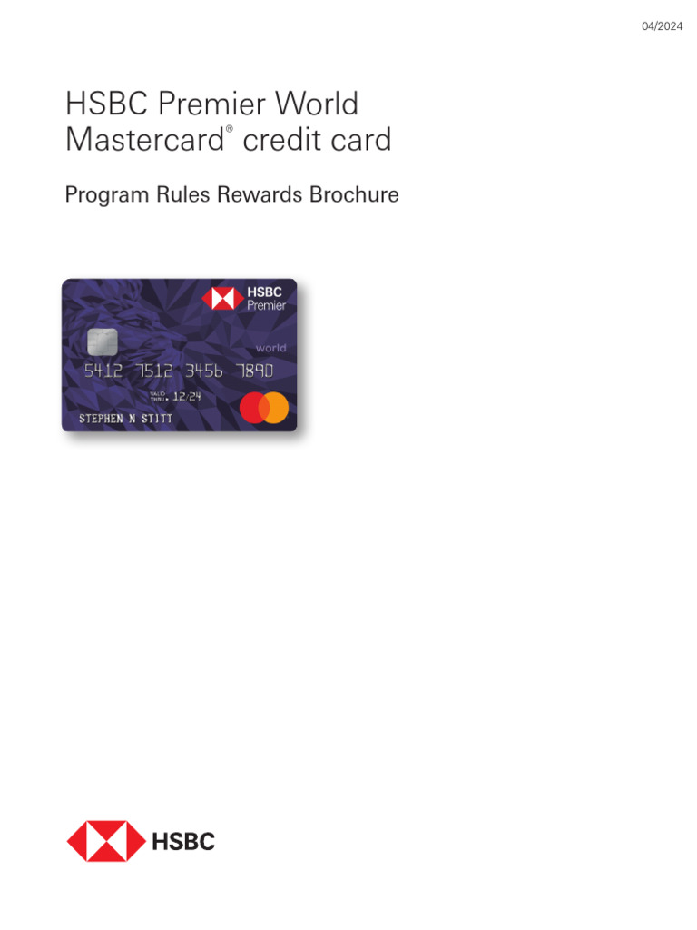 Premier MC Rewards and Benefits Guide | PDF | Credit Card | Insurance
