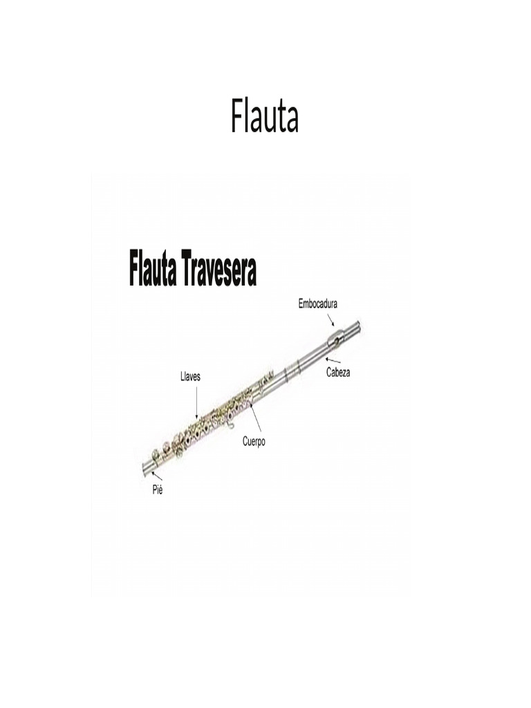 partes flauta | PDF