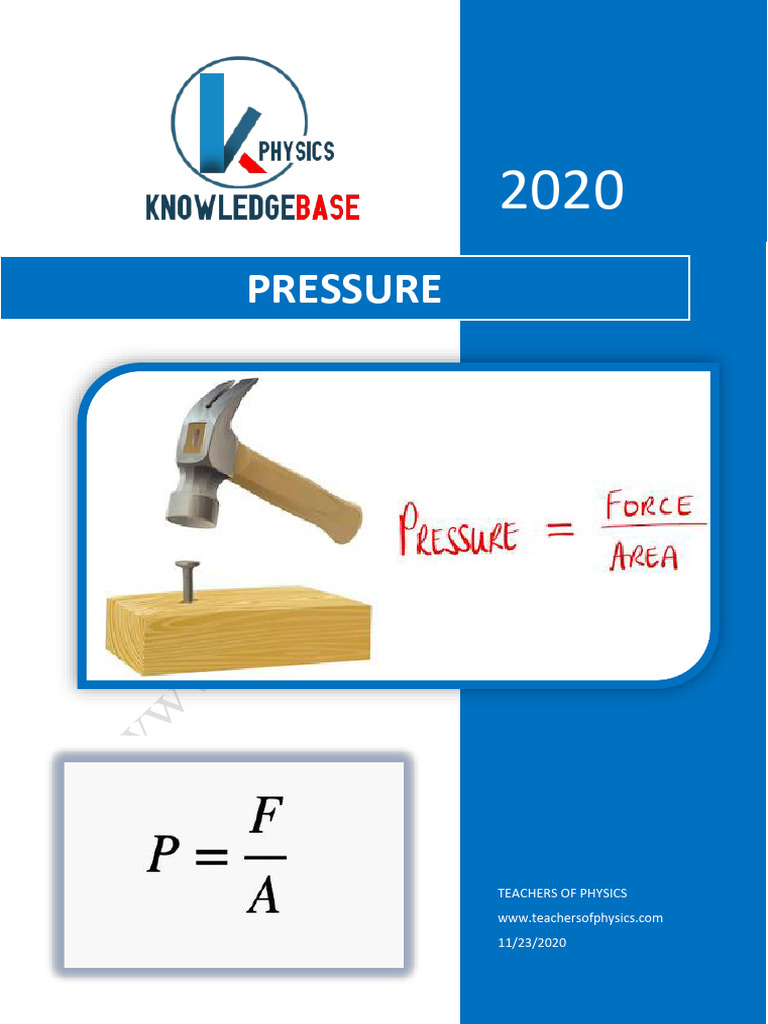 Pressure | PDF | Pressure | Liquids
