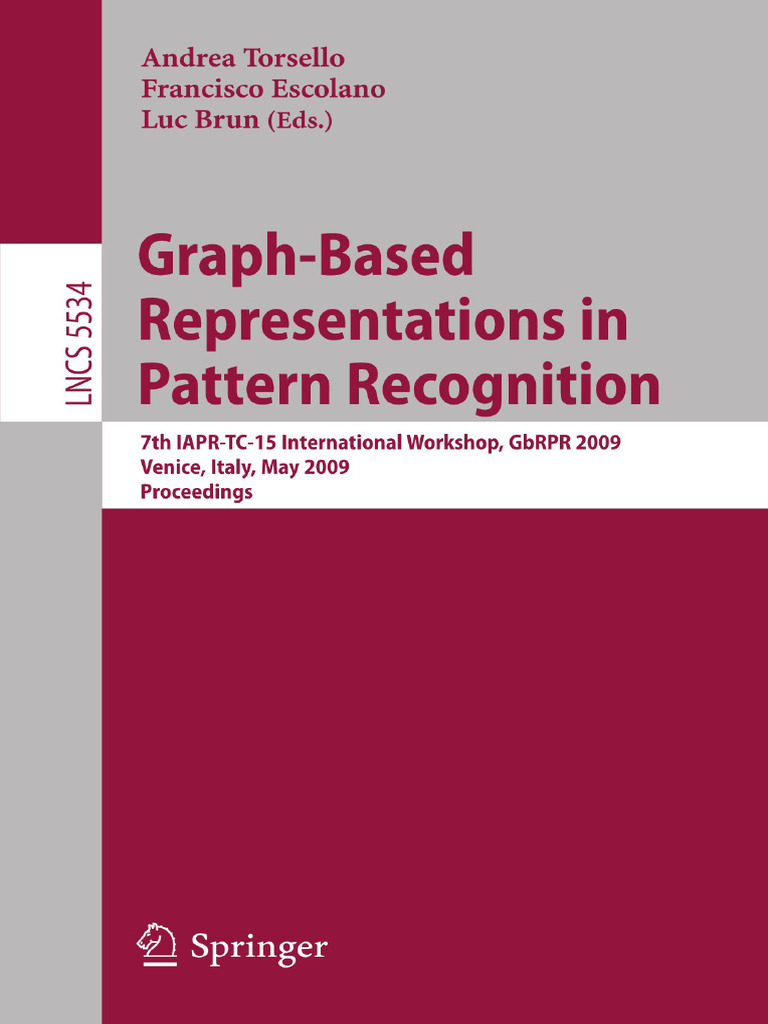 Graph-Based Representations in Pattern Recognition | PDF | Mathematical Optimization | Shape