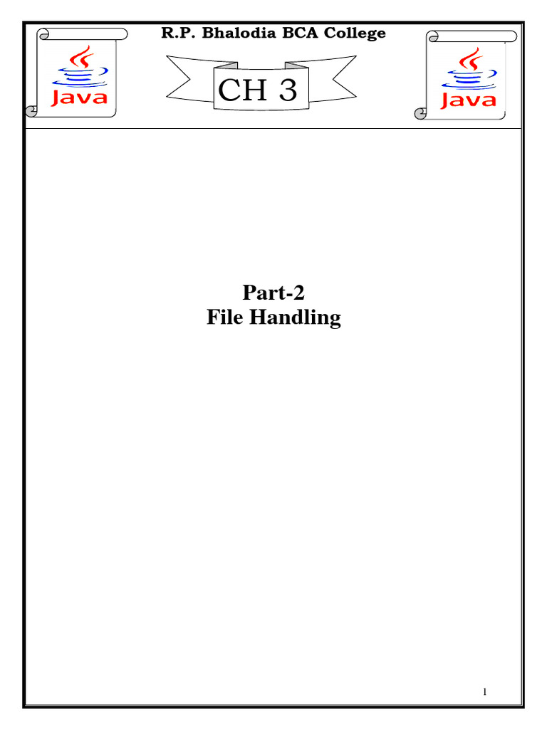CH 3 - Part 2 | PDF | Computer File | Integer (Computer Science)