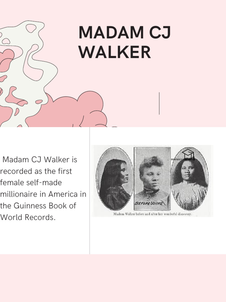 Madam CJ Walker: Pioneer of Black Business | PDF | Society Of The ...