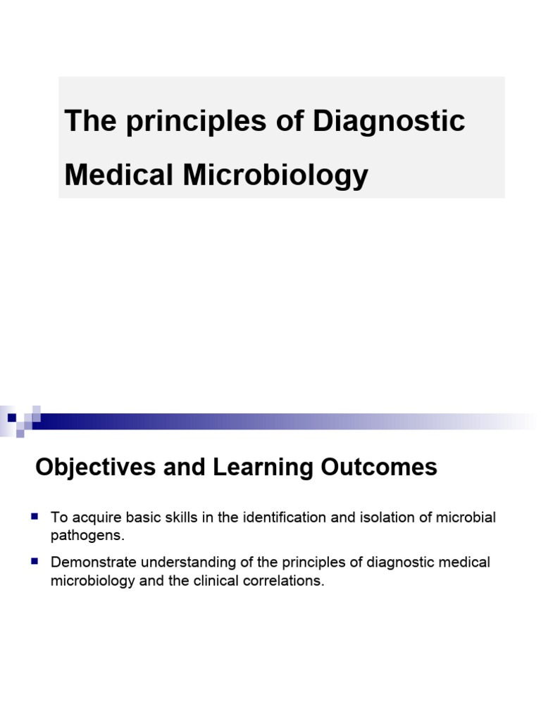 The Principle of Diagnostic Medical Microbiology | PDF | Infection ...