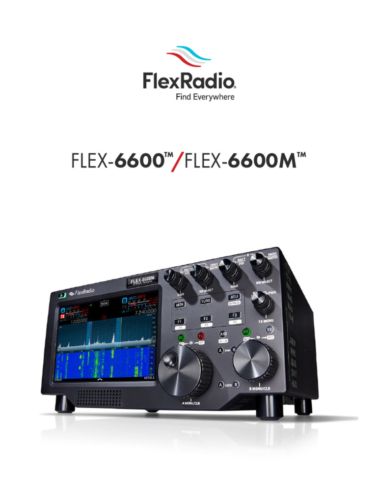 FLEX 6600 Series - Brochure 202011 | PDF | Radio Spectrum | Transmitter
