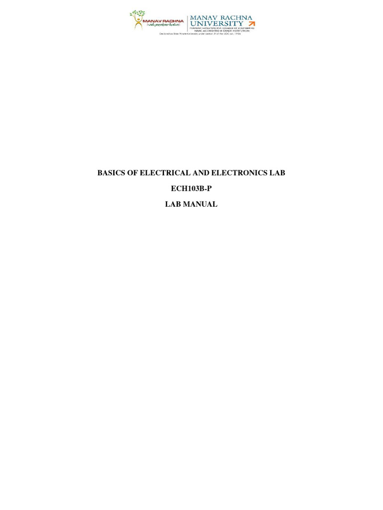 BOEE Lab Manual | PDF | Rectifier | Bipolar Junction Transistor