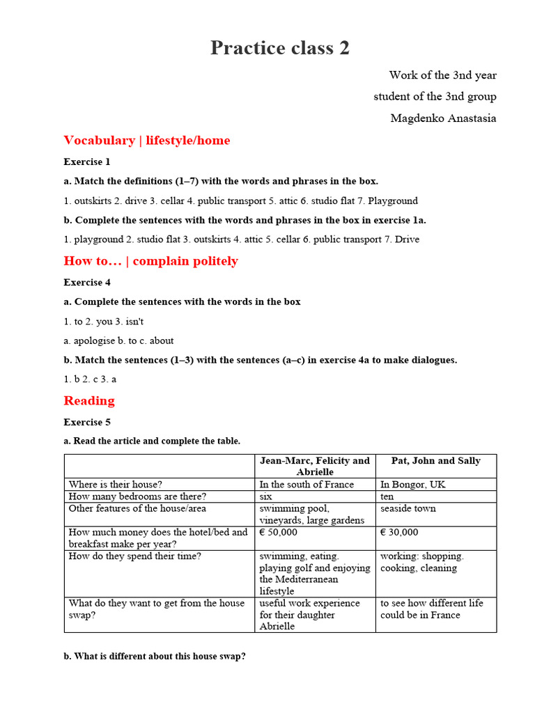 Practice Class 2 | PDF