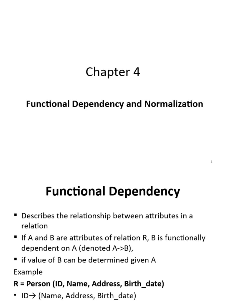 Chapter 4 DB | PDF | Databases | Computer Data Chapter 4 DB | PDF | Databases | Computer Data