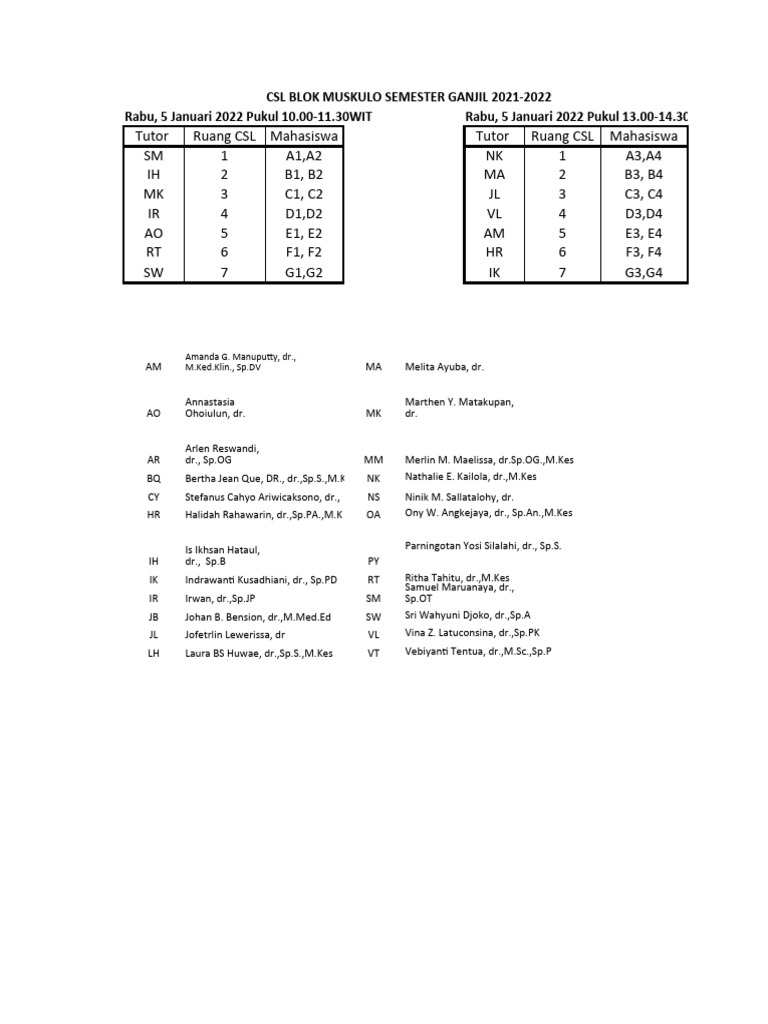 Medical Student Schedule 2021-2022 | PDF