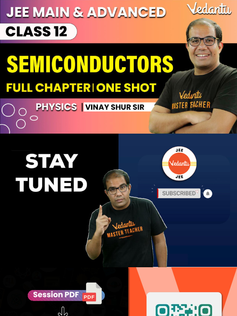 Semiconductor JEE 2024 | PDF | P–N Junction | Semiconductors