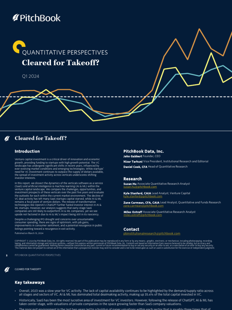 Q1 2024 Quantitative Perspectives Cleared For Takeoff | PDF | Venture Capital | Corporate Finance