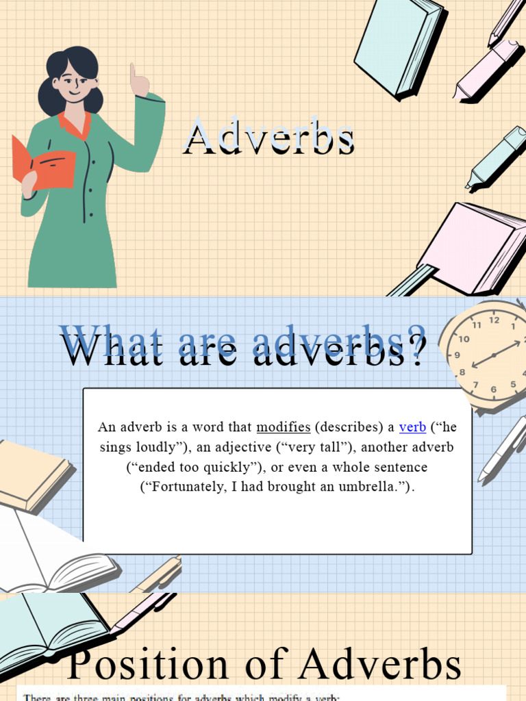 Pel125 Lecture6 Adverb | PDF | Adverb | Semantic Units