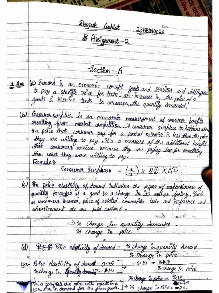 Deepak Assignment 2 Economics | PDF