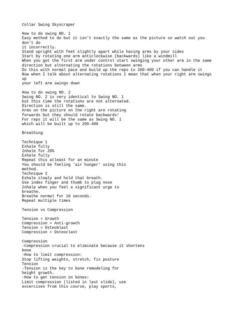 heightmaxx extra things | PDF | Foods | Bone