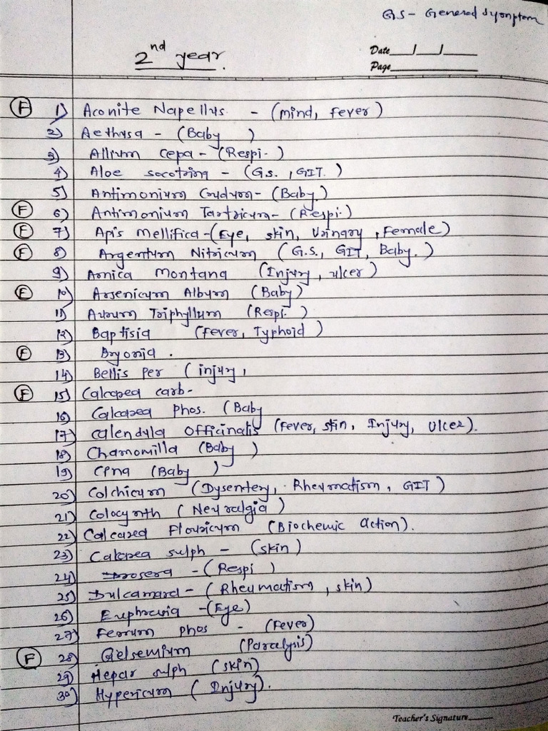 2nd Yr Materia | PDF