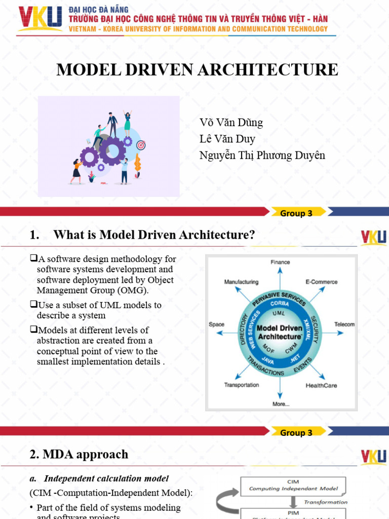 Model Driven Architecture Vietnamese 1 Pdf Data Model Unified Modeling Language
