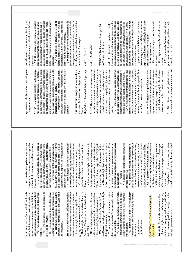 Lei #8.078.90 - Código de Defesa Do Consumidor | PDF