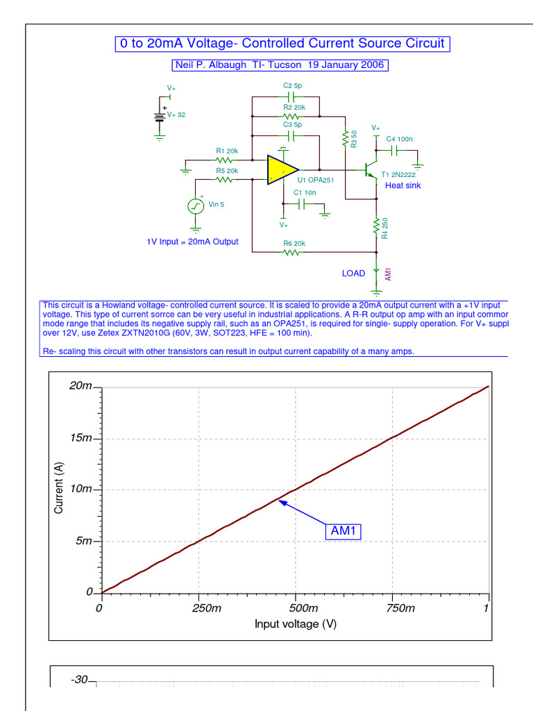 Current Source 20ma | PDF | Amplifier | Electronic Engineering