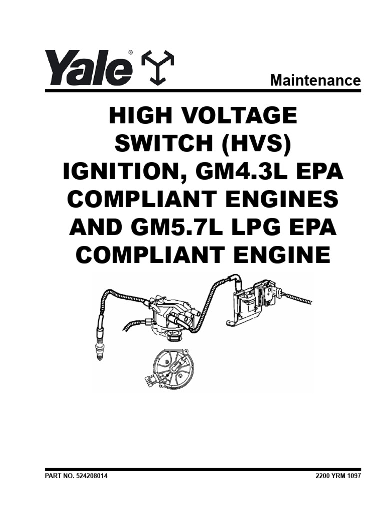 High Voltage Switch (HVS) Ignition, Gm4.3L Epa Compliant Engines and ...