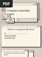 ICT Notes+Chapter+6.3+Computer-controlled+systems | PDF | Robotics | Robot