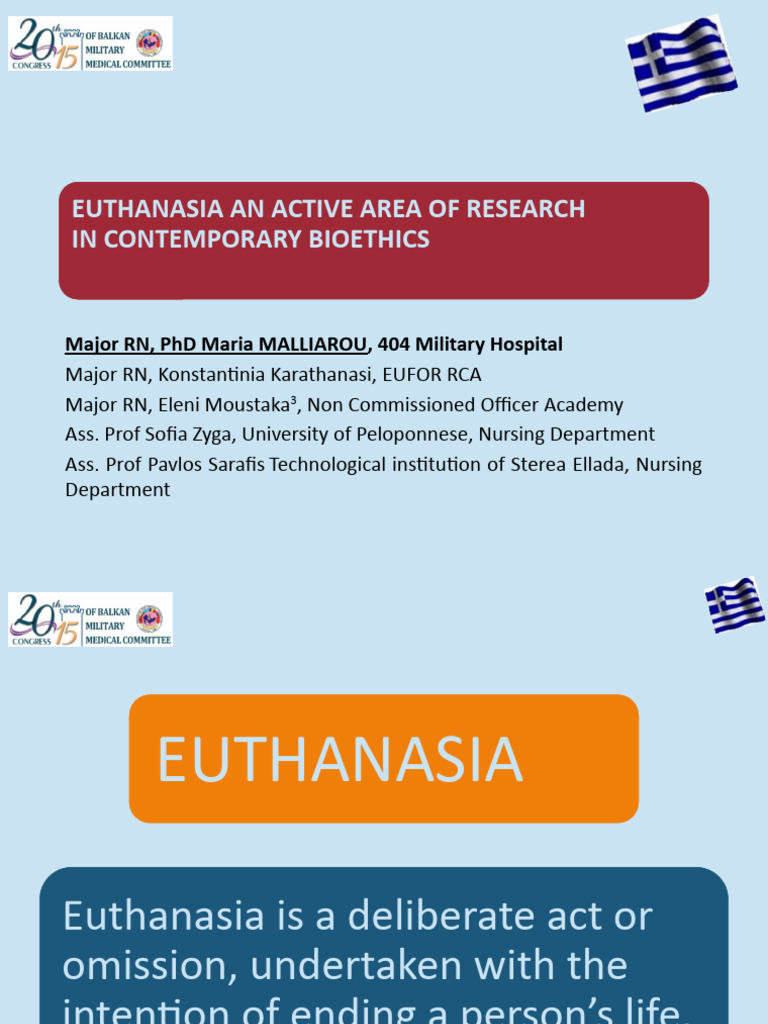 Euthanasia | PDF | Terminal Illness | Nursing