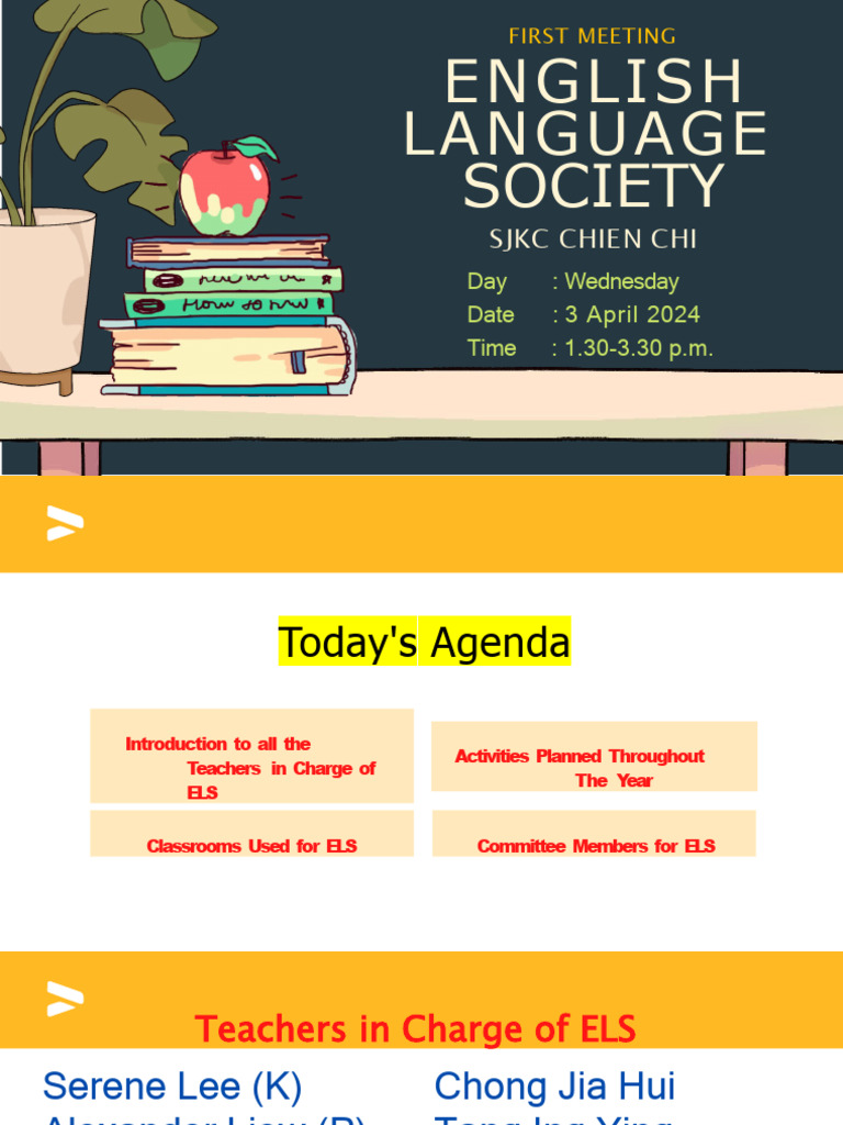 ELS First Meeting (3 April 2024) | PDF