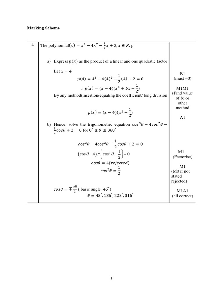 2 2024 Trial Sem 1 Negeri Kelantan (A) - 231227 - 112857 | PDF | Factorization | Applied Mathematics