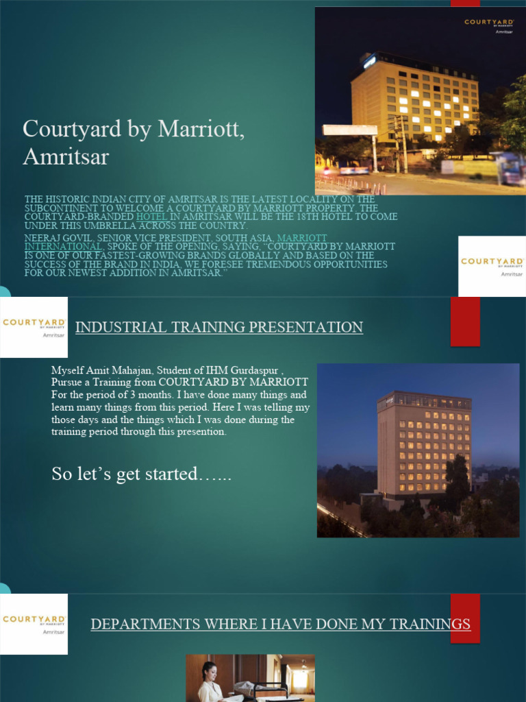 Courtyard by Marriott, Training PPT-1 | PDF | Housekeeping | Home