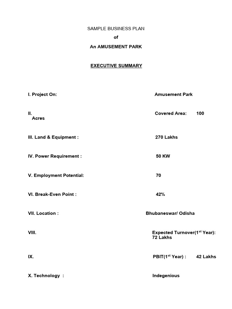 Sample Business Plan | PDF | Expense | Dividend