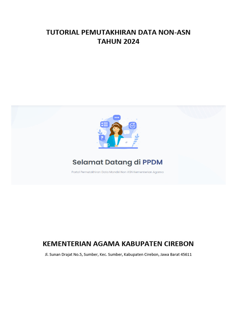 Tutorial Pemutakhiran Data Non Asn Update 04042024 | PDF