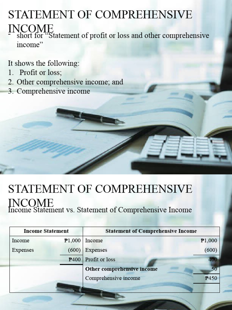 Statement of Comprehensive Income | PDF | Expense | Income