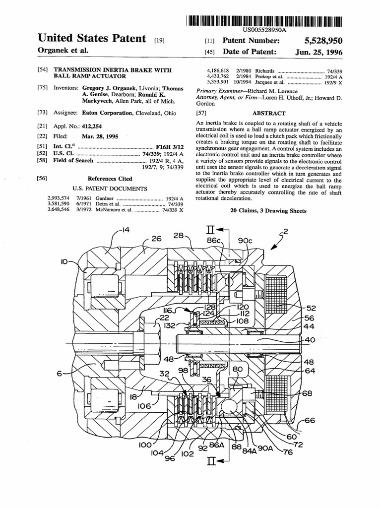 Transmission Inertia Brake With | PDF | Gear | Clutch