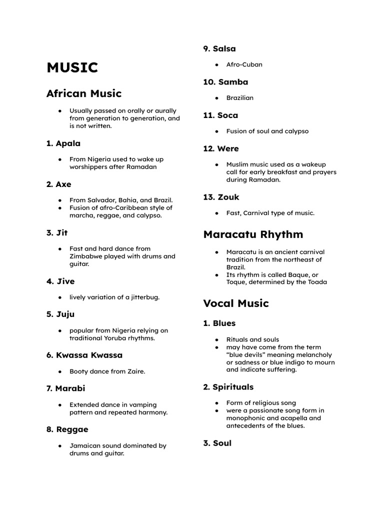 MAPEH GRADE 10 Reviewer 3rd Quarter | PDF