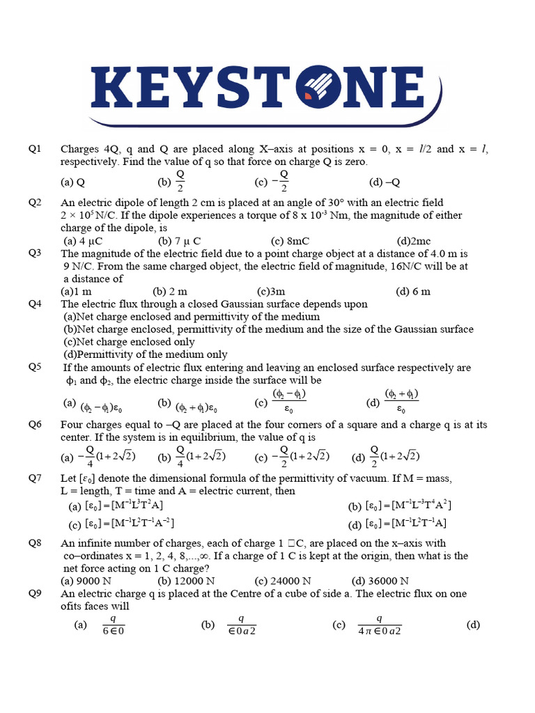 100 MCQS (1) | PDF | Waves | Magnetic Field