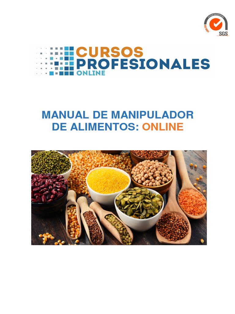 Manual Manipulador De Alimentos Pdf Alimentos Las Bacterias