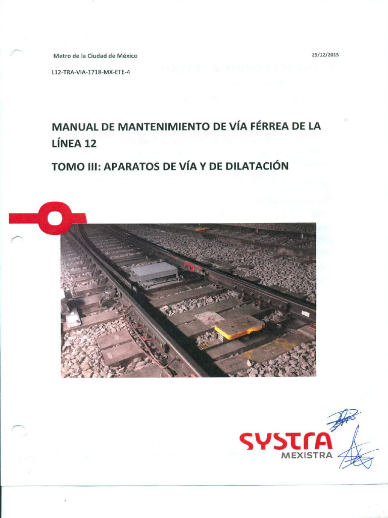 Tomo III Aparatos de Via y de Dilatacion L 12 | PDF