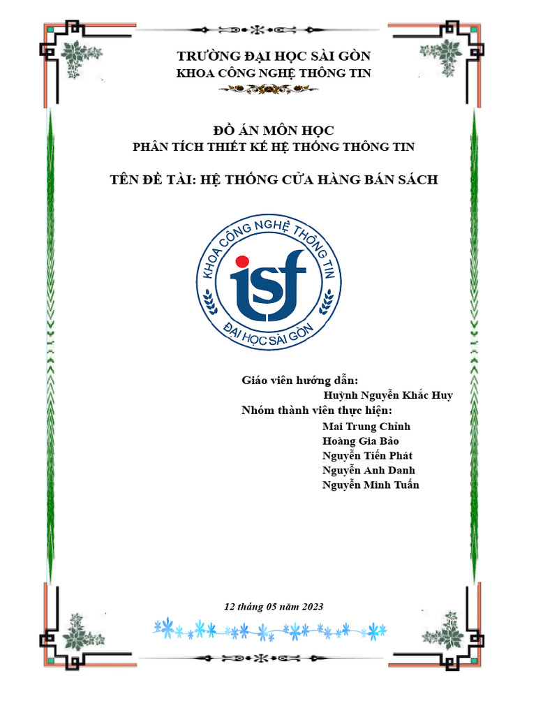 PTTK HTTT Do An | PDF