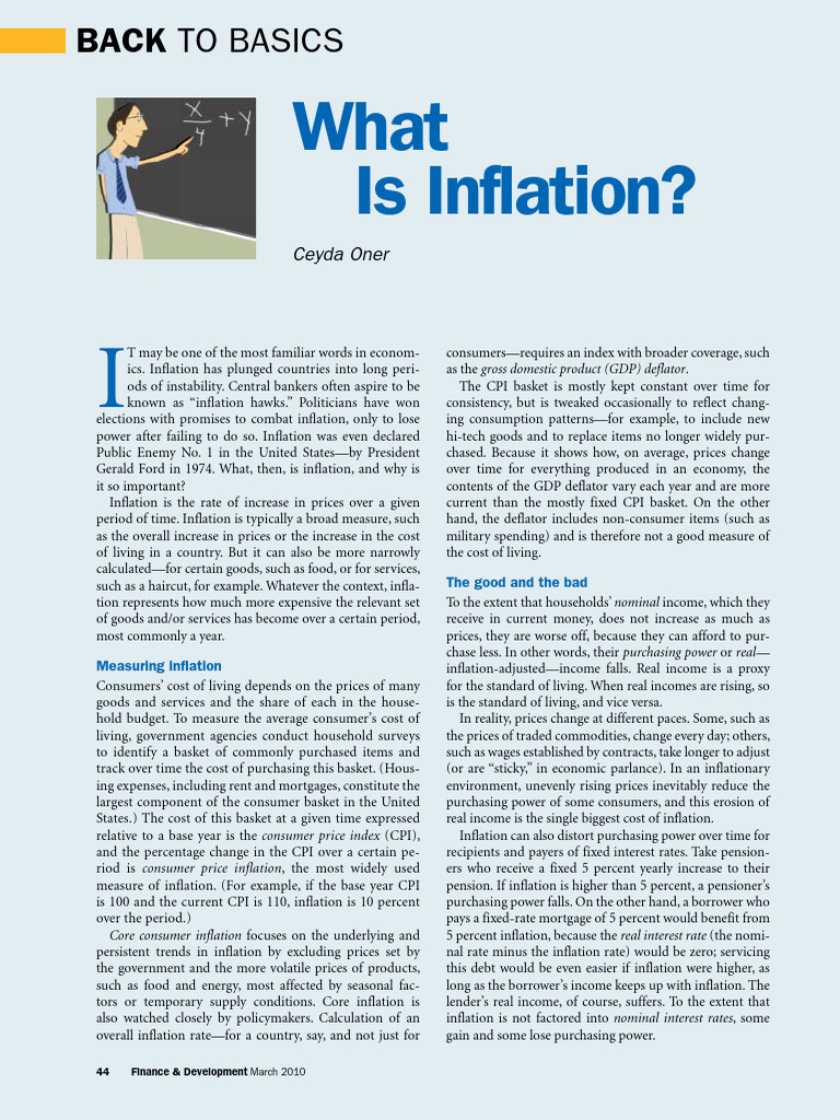 Unit 6 Inflation | PDF | Cost Of Living | Consumer Price Index